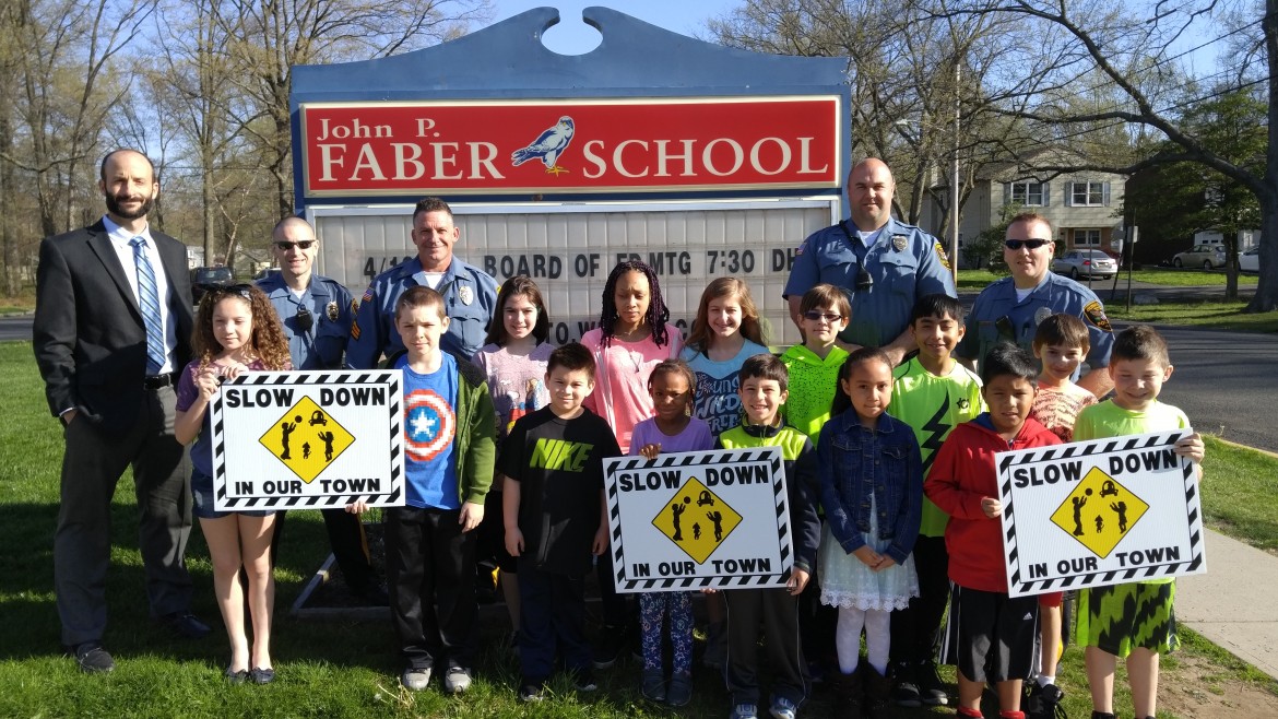 Dunellen Police promotes Slow Down Initiative at Faber - Dunellen ...